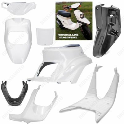 Set 6 Frames White +2 Black Neutral MBK Booster Spirit BW'S Original ...