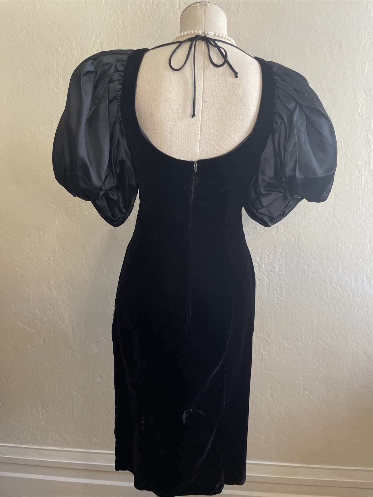 1980’s David Howard Climax Karen Okada Bodycon Velvet… - Gem