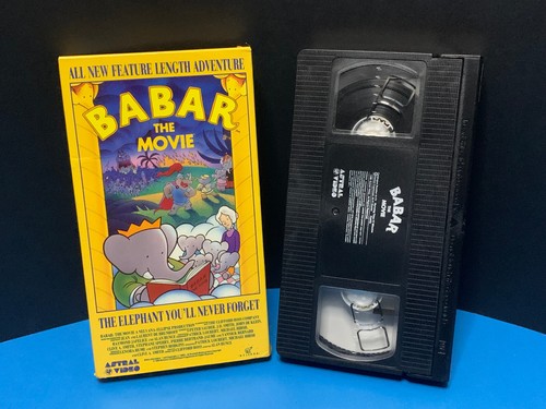 VHS Babar The Movie (Astral Video, 1989) Family Cartoon 1st Edition | eBay