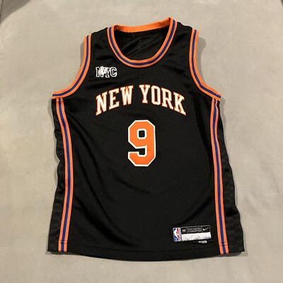 NIKE - New York Knicks - RJ Barrett #9 - Black City Edition Jersey ...