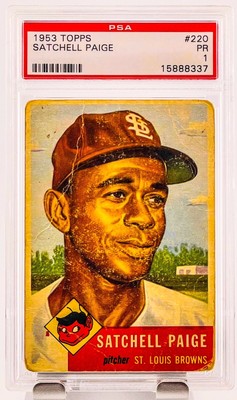 1953 Topps SATCHEL PAIGE Rookie Card RC PSA 1 🔥🔥iconic!! | eBay