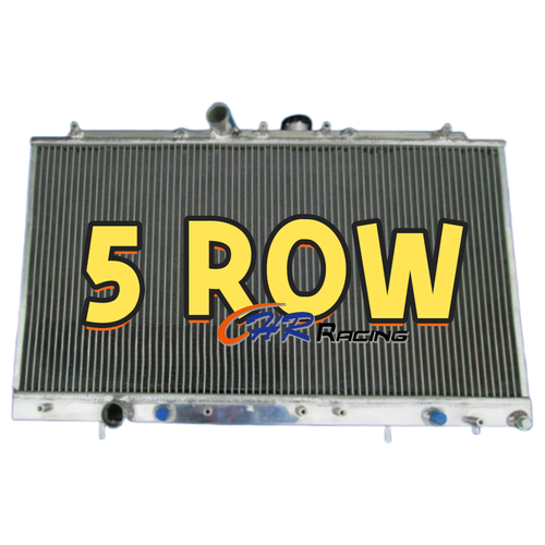 5 ROW Aluminum Radiator for 1996-2003 Mitsubishi Galant VR-4 EC5A/EC5W ...