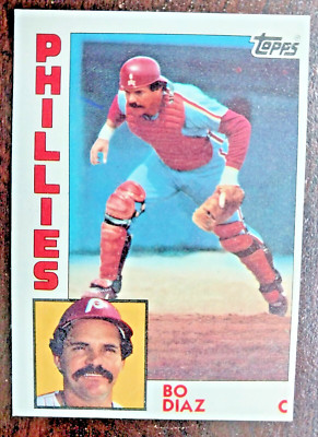 1984 Topps #535 Bo Diaz Catcher Philadelphia Phillies FREE shipping | eBay