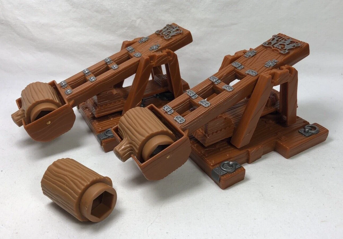 Medieval Catapults In Battle