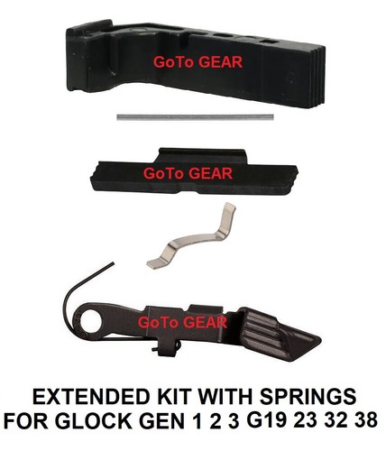 Extended Slide Stop Magazine Catch ESLL Springs For Glock Gen 1 2 3 G19 ...