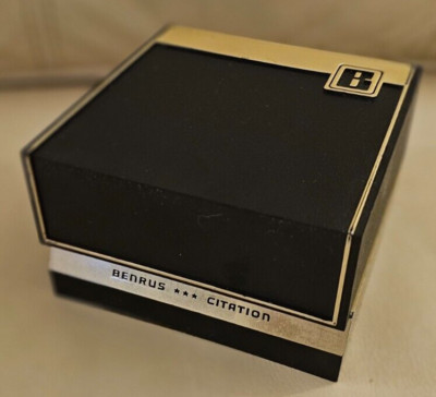 Vintage Benrus Citation Watch Plastic Presentation Display Retail Box ...
