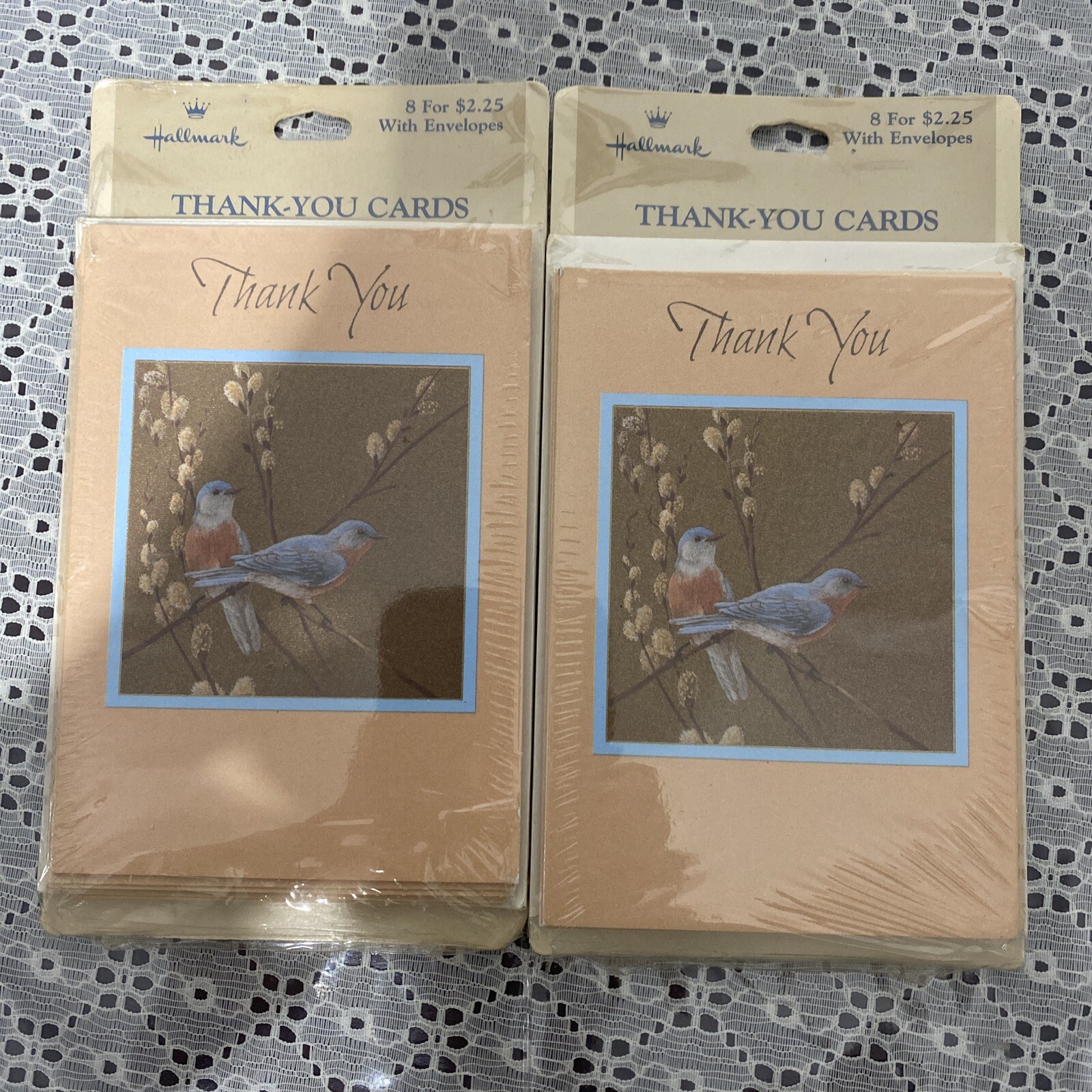 Hallmark Thank-You Cards - 2 Sealed Packs Of 8 Cards Each (16 Cards ...