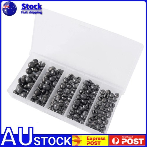 100pcs 138g 132g Round Split Shot Fishing Weights Removable Sinkers ...