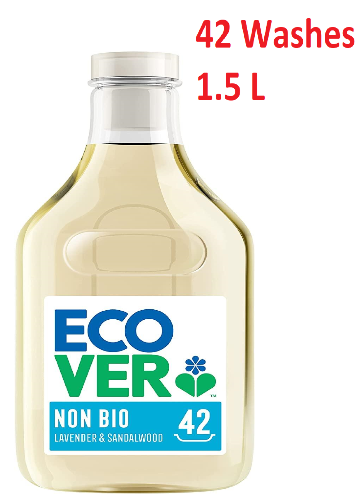 Ecover Non Bio Laundry Liquid Refill 5L Detergent 42Washes 56Washes ...