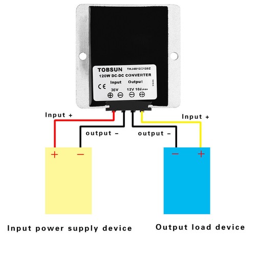 Power Regulator DC 36V To DC 12V 10A 120W Voltage Reducer Step Down ...