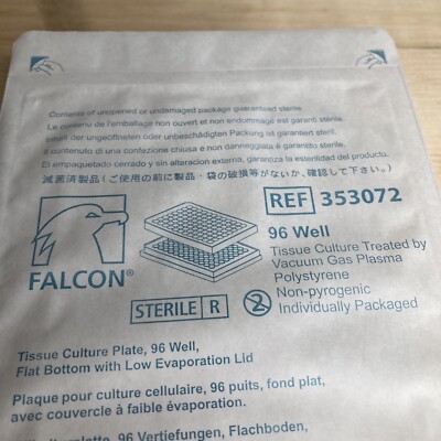 Corning Falcon 353072 - 96-Well Flat Bottom Cell Culture Microplate - Sterile | eBay