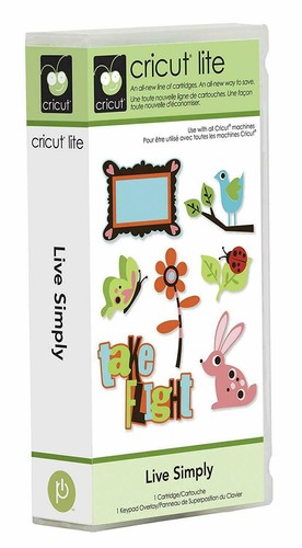 Cricut Lite Live Simply Cartridge & Keypad Overlay New Sealed Package ...
