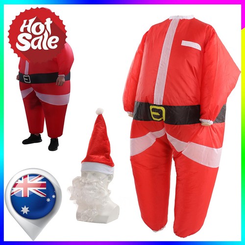 Christmas Inflatable Santa Outfit 5.2-6.1ft - Vivid Colors & Cordless ...