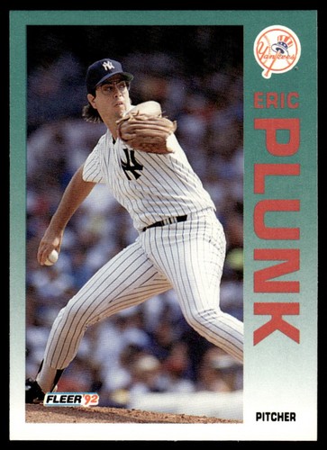 1992 FLEER ERIC PLUNK #241 NEW YORK YANKEES 344 | eBay