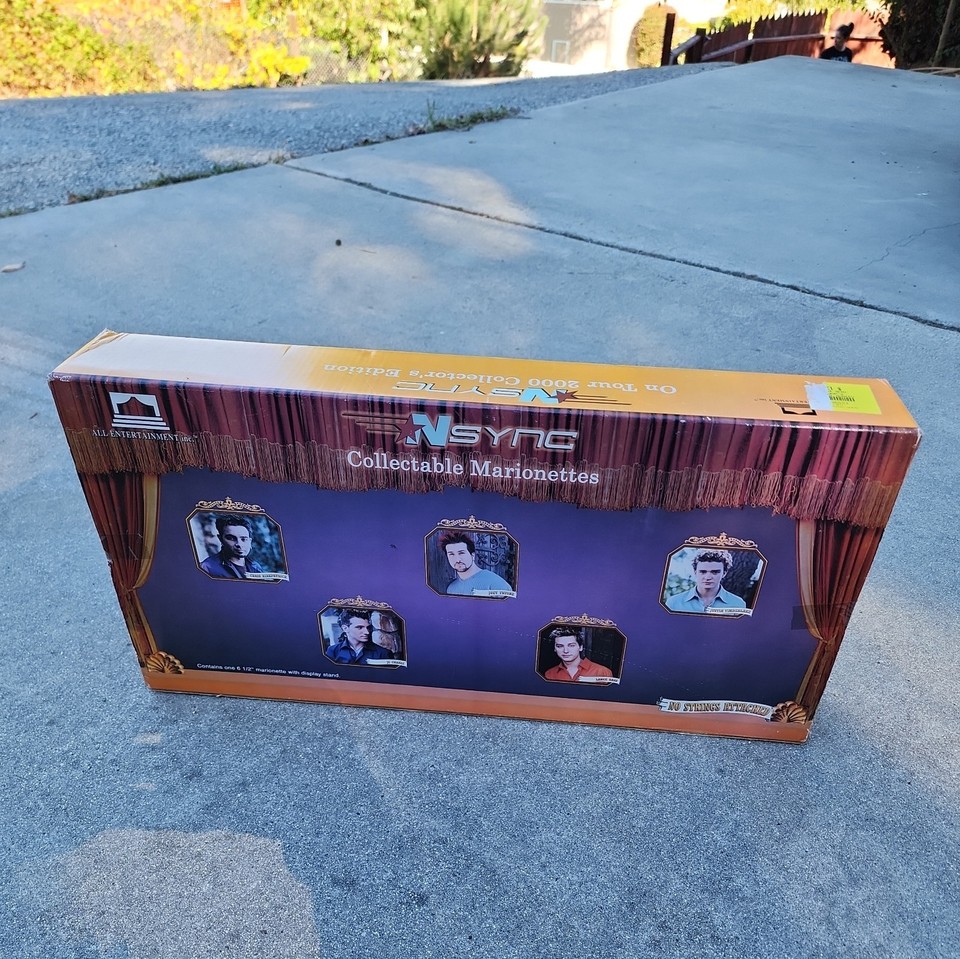 NSync Band On Tour 2000 Toy Set Puppets Doll Collector's Edition ...