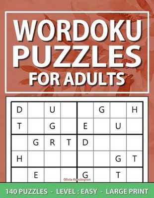 Wordoku Puzzles For Adults: Level- Easy, Large Print Word Sudoku Game ...
