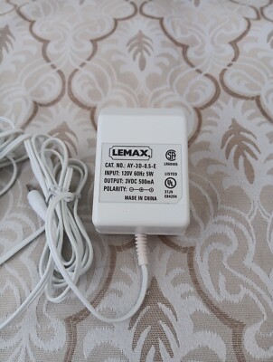 Lemax Christmas House Adapter AY-3D-0.5-ER - 4 Prong Outlets Power Cord ...