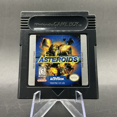 Asteroids (Nintendo Game Boy Color, 1999) GBC Authentic Tested & Works ...