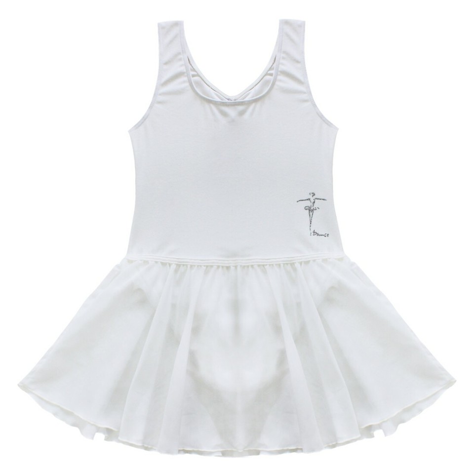 Girls Tutu Flower Ballet Dress Kids Gymnastics Sequins Bowties Dancing ...