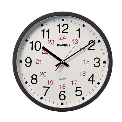 Dainolite 12 and 24 Hour Black Clock Sweep Style Second Hand 22502-bk ...
