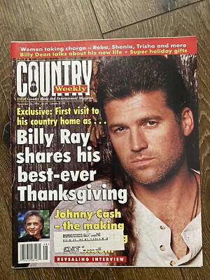 Vintage Country Music Weekly Magazine November 1996 Billy Ray Cyrus | eBay