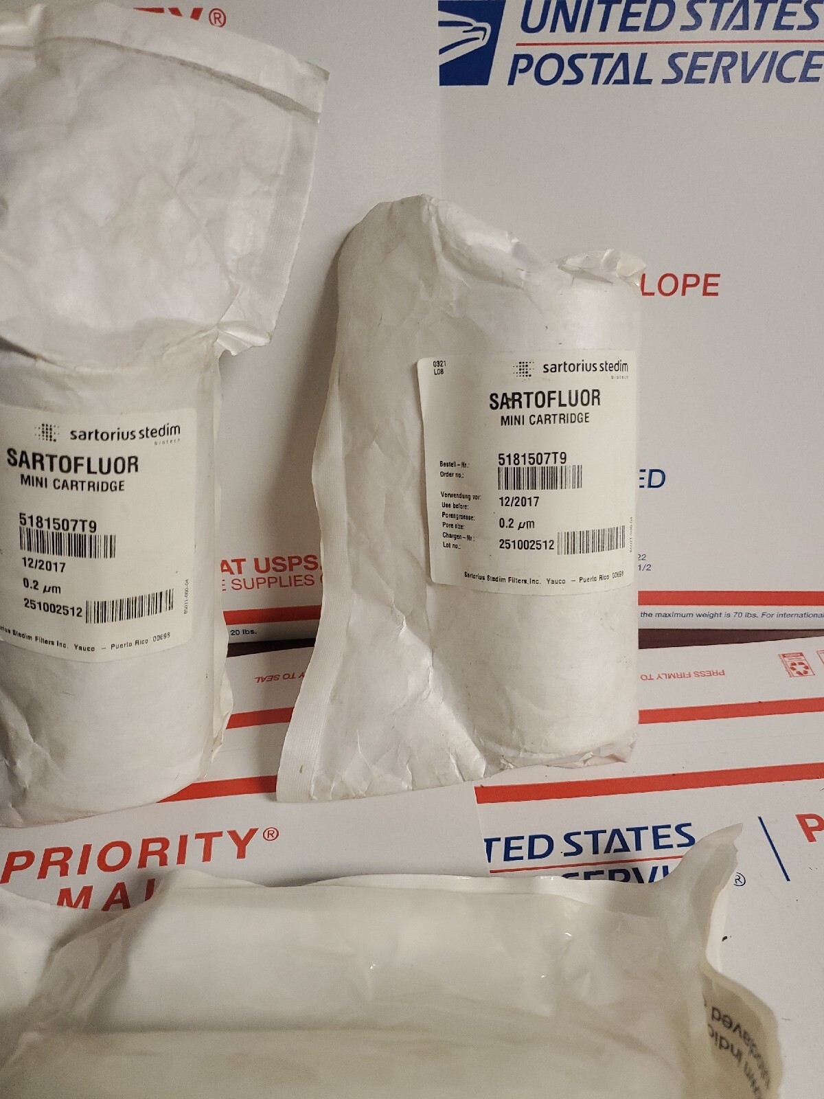 Sartorius Sartofluor Mini PTFE Sterile Air Filter, 0.2 µm, 5181507T9, 3 ...