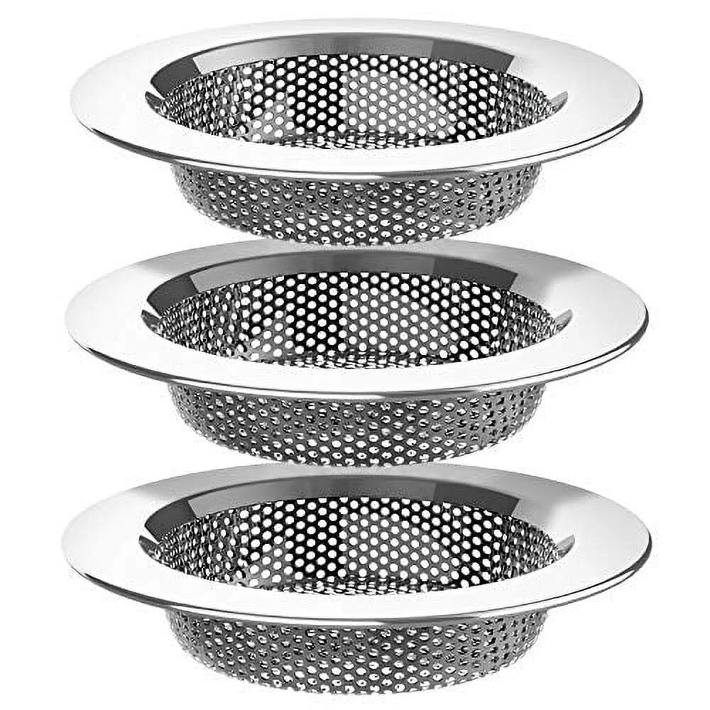 Convenient Stainless Steel Sink Drain Strainer with Perfect Filter Hole ...