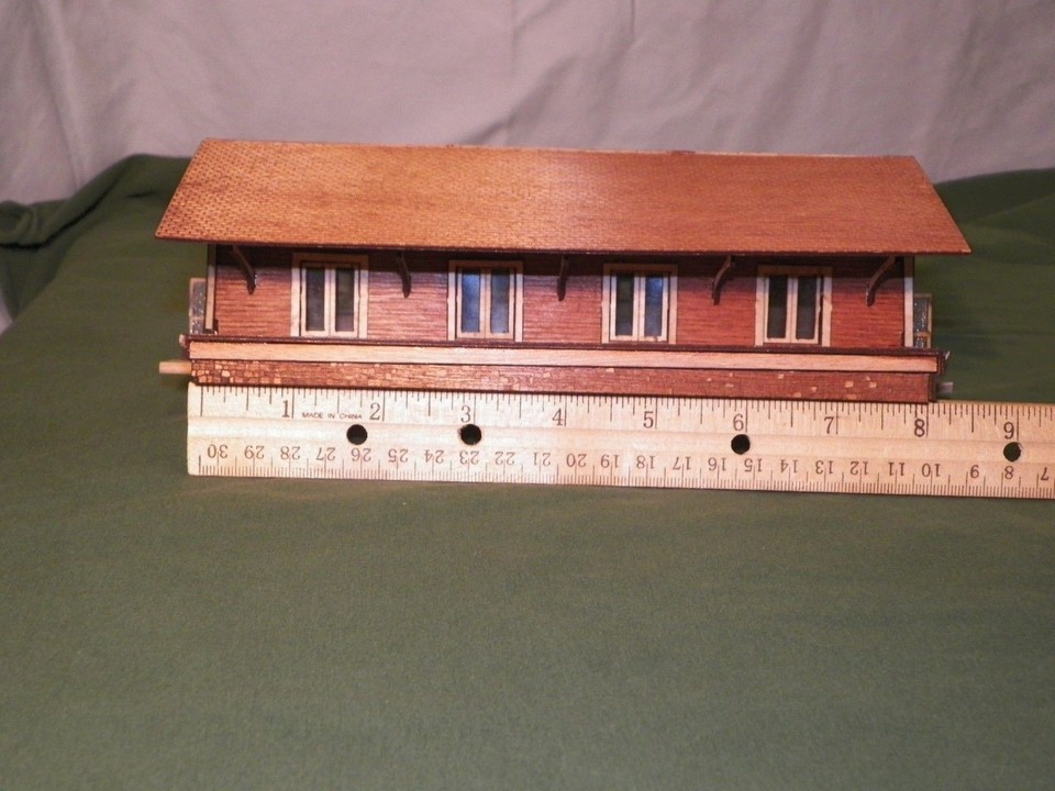 HO Scale Train Station Kit | eBay