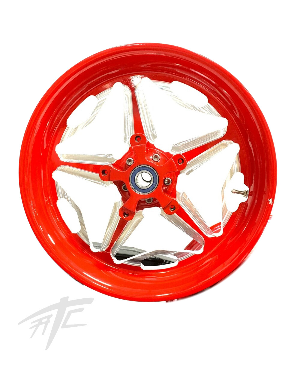 GSXR 240 FAT TIRE RED CONTRAST CUT SPEED STAR WHEELS 06-07 SUZUKI GSXR ...