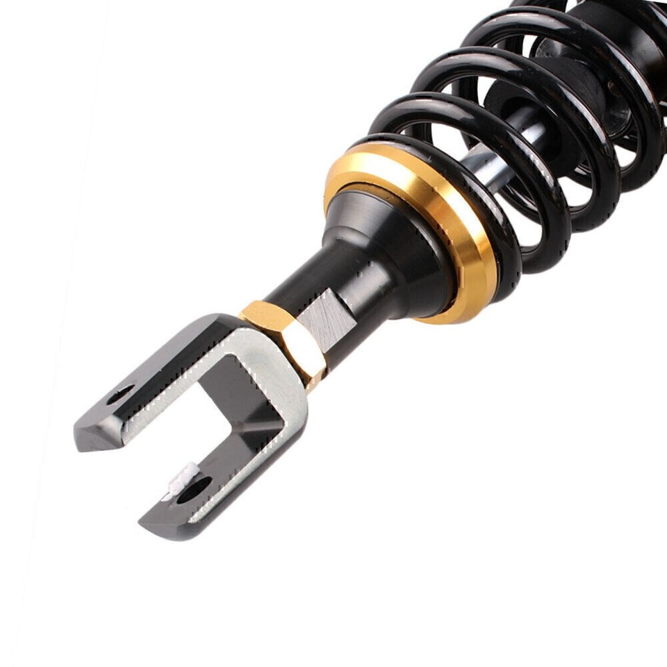320mm Rear Air Shocks Absorber Suspension Damper Universal Black Gold ...
