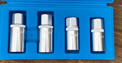 Set of Metric Stud Extractors Setters Socket Set in Case | eBay UK