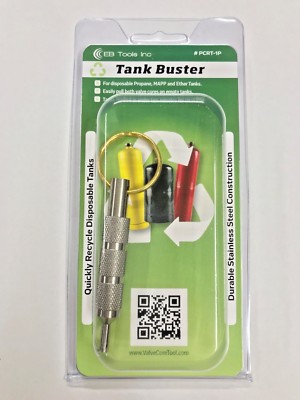 Empty Mapp Gas cylinder recycling tool / Valve Core Gripper Removal ...