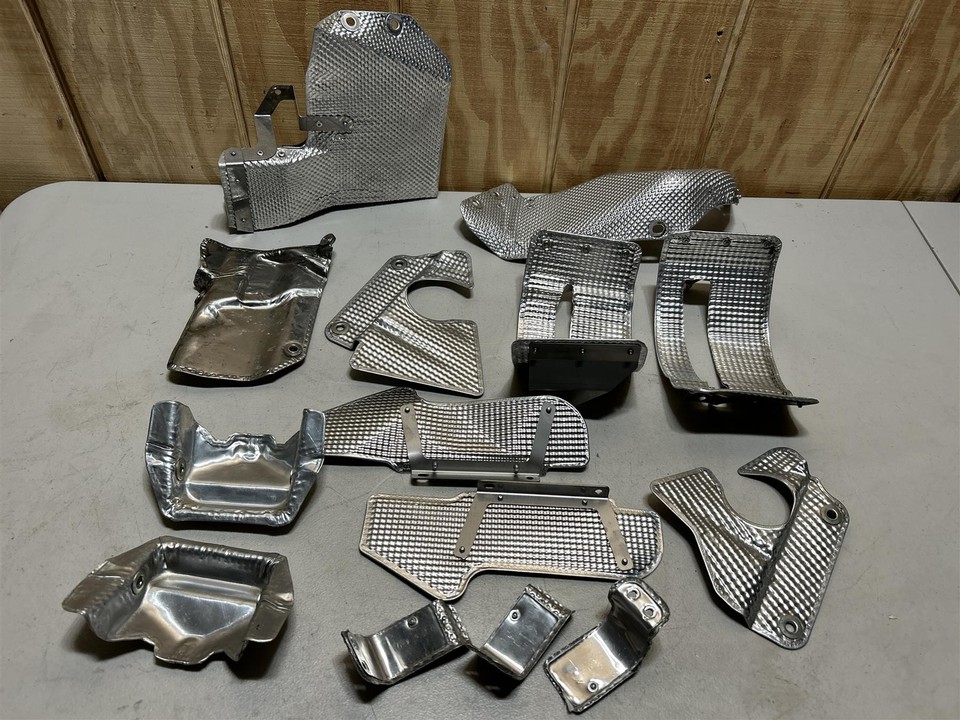 2022 Ferrari 488 Evo Challenge Engine Bay Exhaust Heat Shields OEM EVO ...