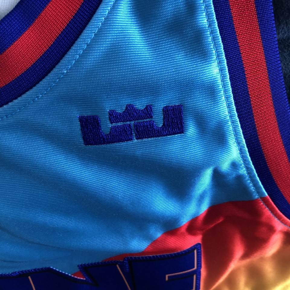 Nike Lebron James Tune Squad Space Jam Strive For Greatness Jersey NWT ...