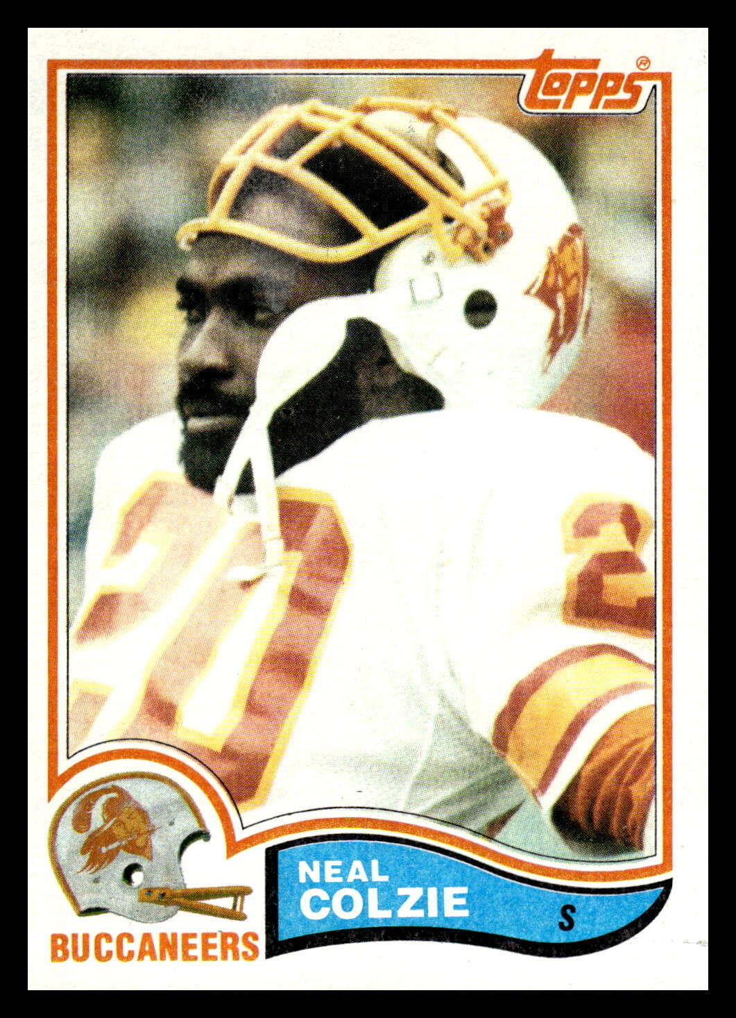 1982 Topps #497 Neal Colzie Tampa Bay Buccaneers Football Card EX | eBay
