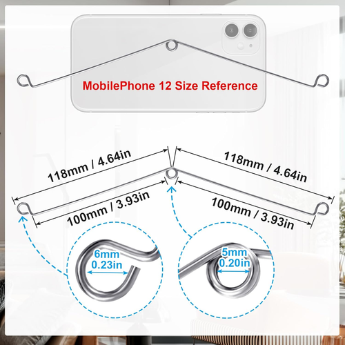 7Pcs Recessed Lighting Springs Clips Recessed Lighting, Torsion Spring ...