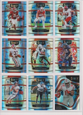 2022 Panini Select Draft Picks Football SILVER HYPER PRIZM #1-200 You ...