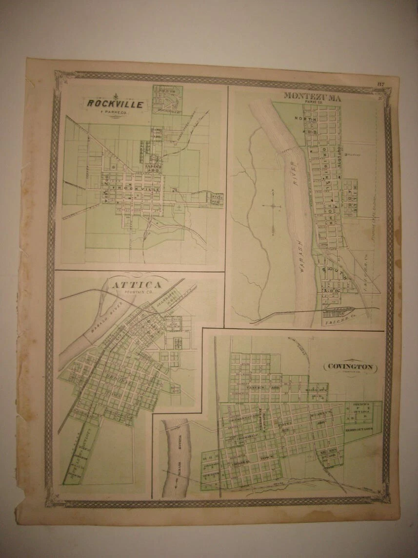 Map Of Rockville Indiana