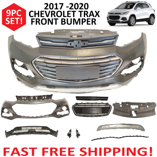 2017 2018 2019 2020 21 Front Bumper Cover Upper Lower CHEVY TRAX ...