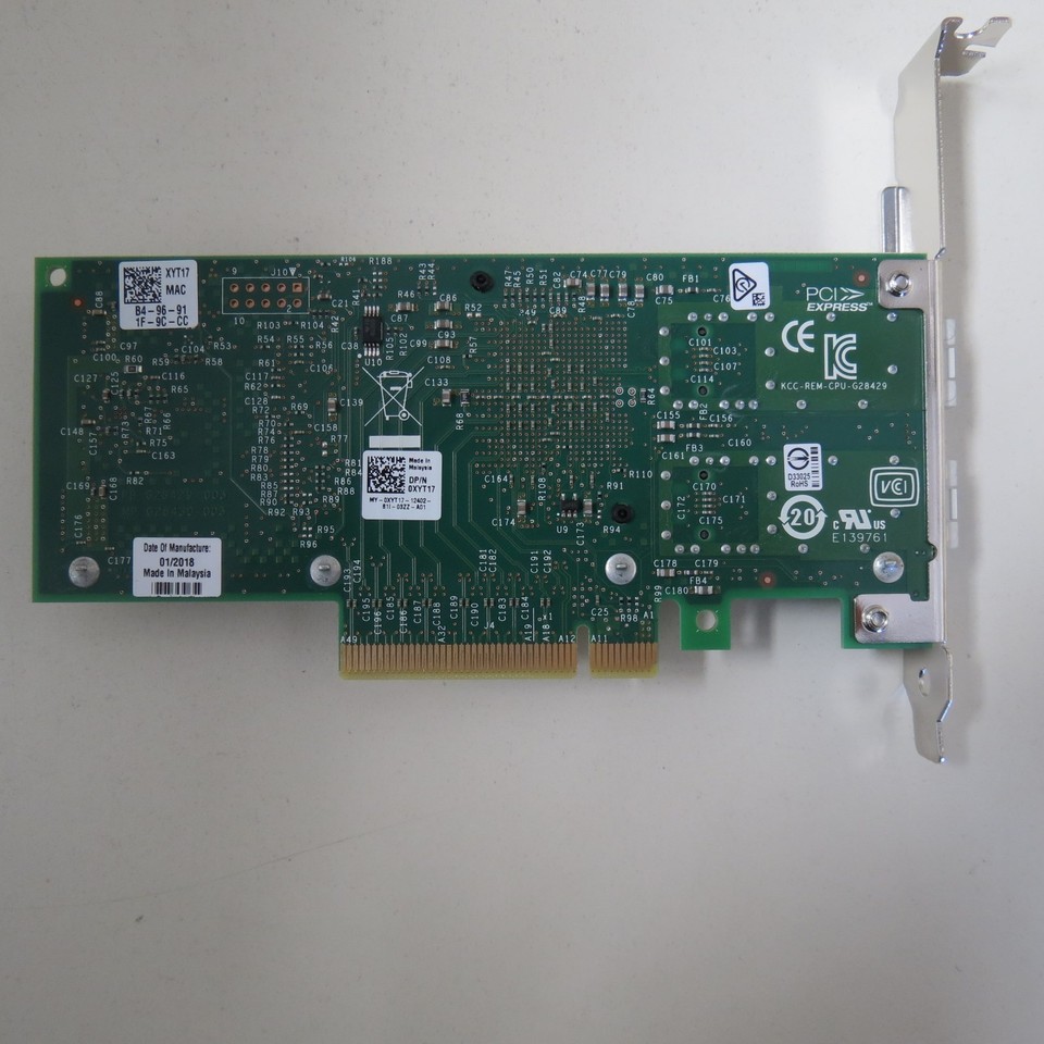 DELL XYT17, 540-BBDR, INTEL X520 DP NETWORK ADAPTER - PCIE | eBay