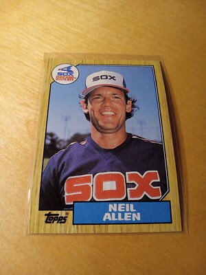 1987 Topps #113 NEIL ALLEN Chicago White Sox Baseball Card, Pitcher ...