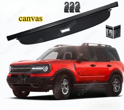 FOR 2021-2025 Ford Bronco Sport Cargo Cover Rear Trunk Luggage Shade ...