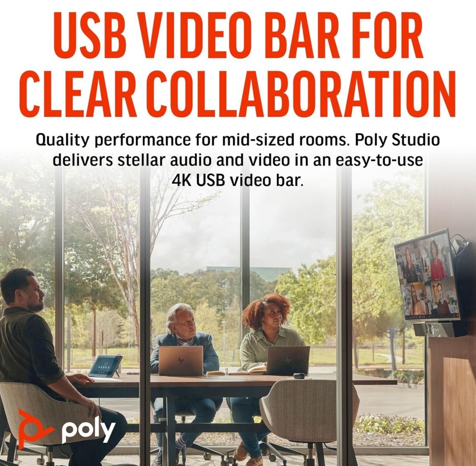 Poly Studio - 4K USB Video Conference System(Polycom) -Camera ...