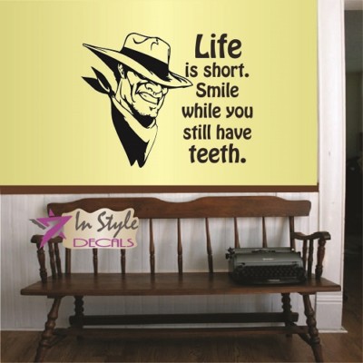Vinyl Decal Cowboy Bank Robber Bandit Man Boy Western Quote Room Wall ...