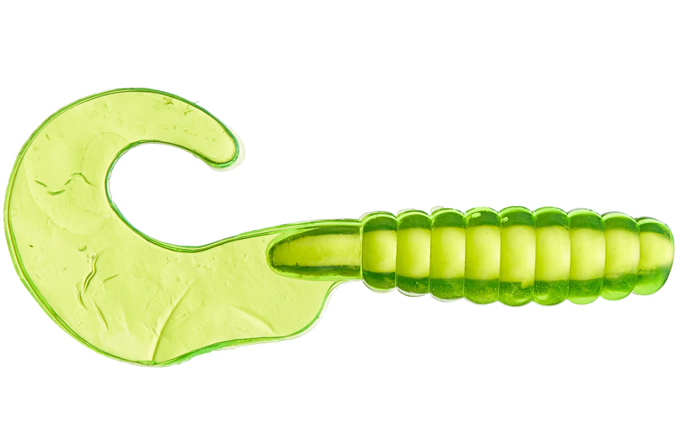 Yum Grub 3” - Chartreuse ~ Flat Rate Postage | eBay Australia