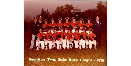 1978 Hamilton Twp NJ Babe Ruth League Team Photograph Mercer County ...