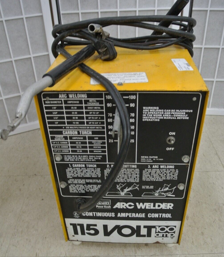 Montgomery Wards-PowerKraft Arc Welder 115 Volt 100 Amp (124218-2 ROLOC ...