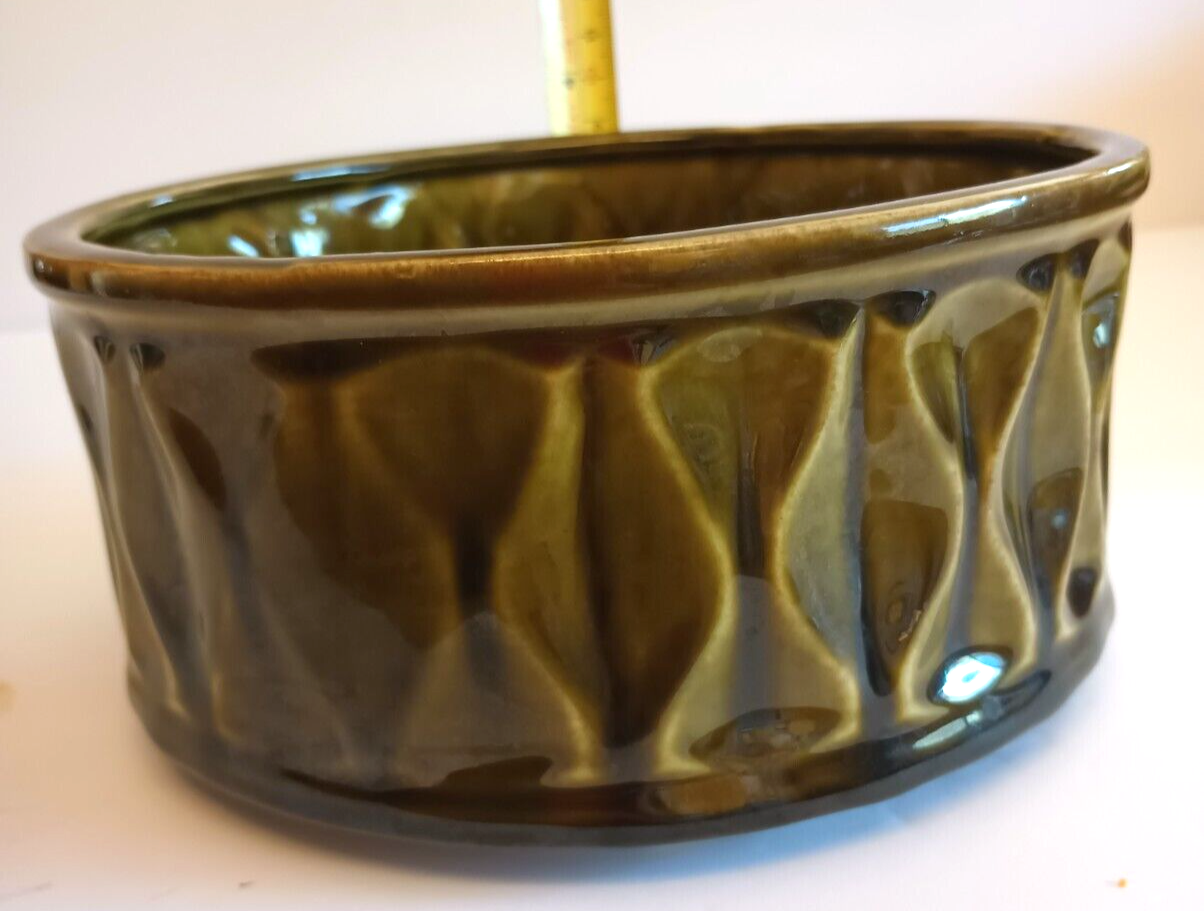 Vintage Green MCP 1968 USA McCoy Pottery Planter Art Deco Pot MCM 7 ...