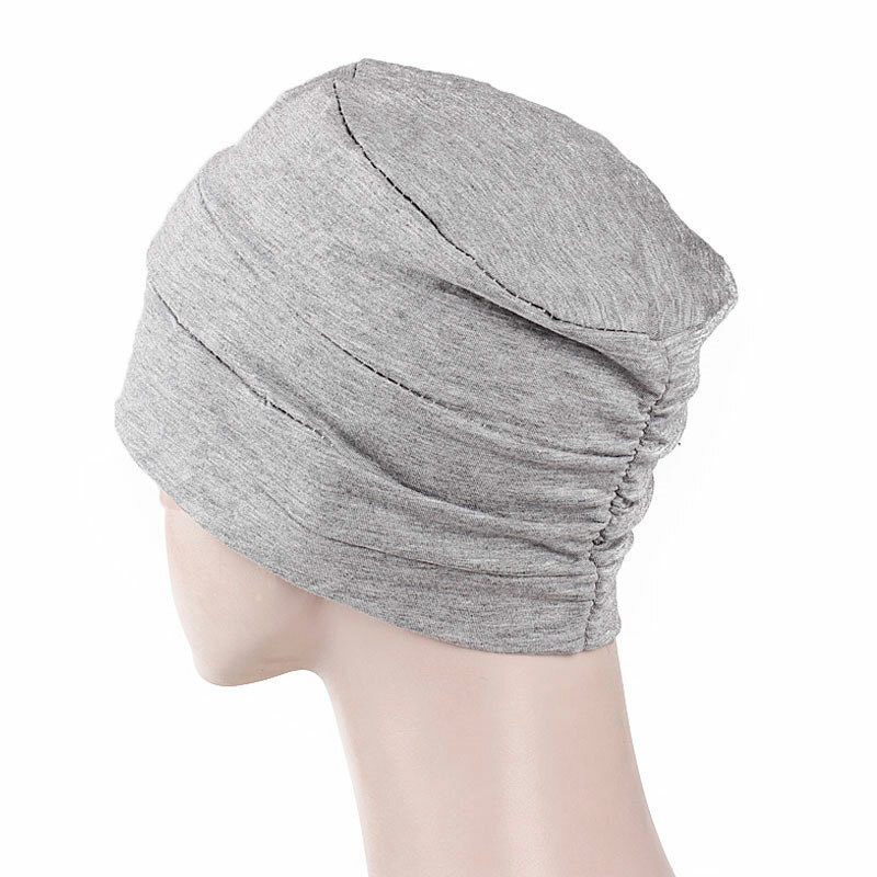 Women Soft Comfy Chemo Cap Sleep Turban Hat Cancer Hair Loss Cotton ...