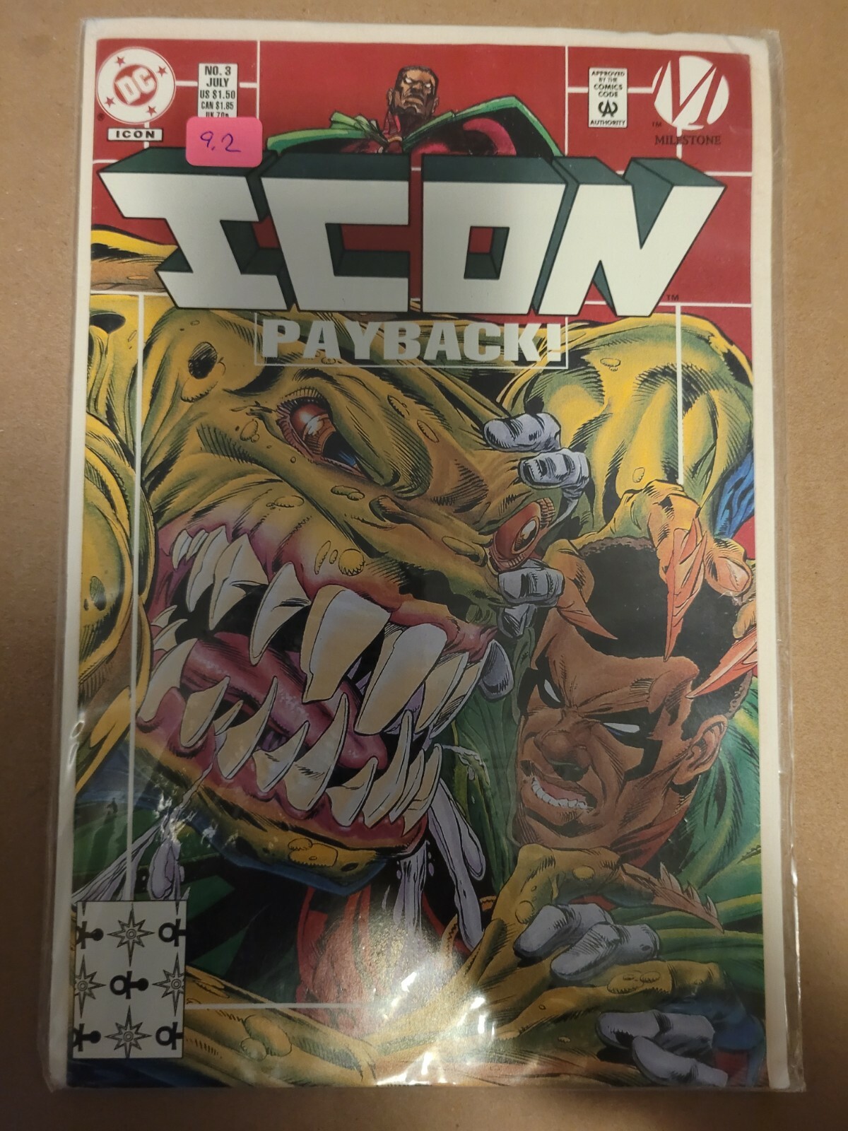 DC Comic Book Icon Payback No. 3 1993 Comics 9.2 NM- | eBay
